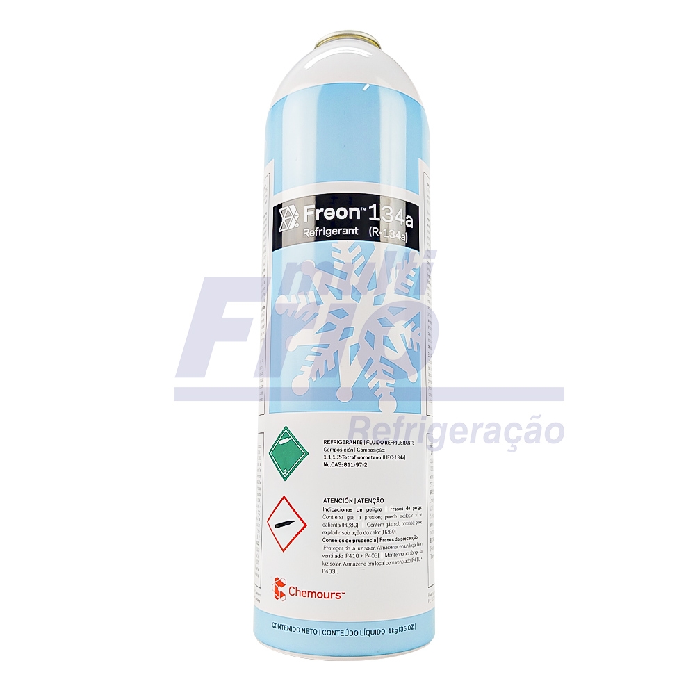 Fluído Refrigerante Freon 134a - Lata | Multifrio Refrigeração