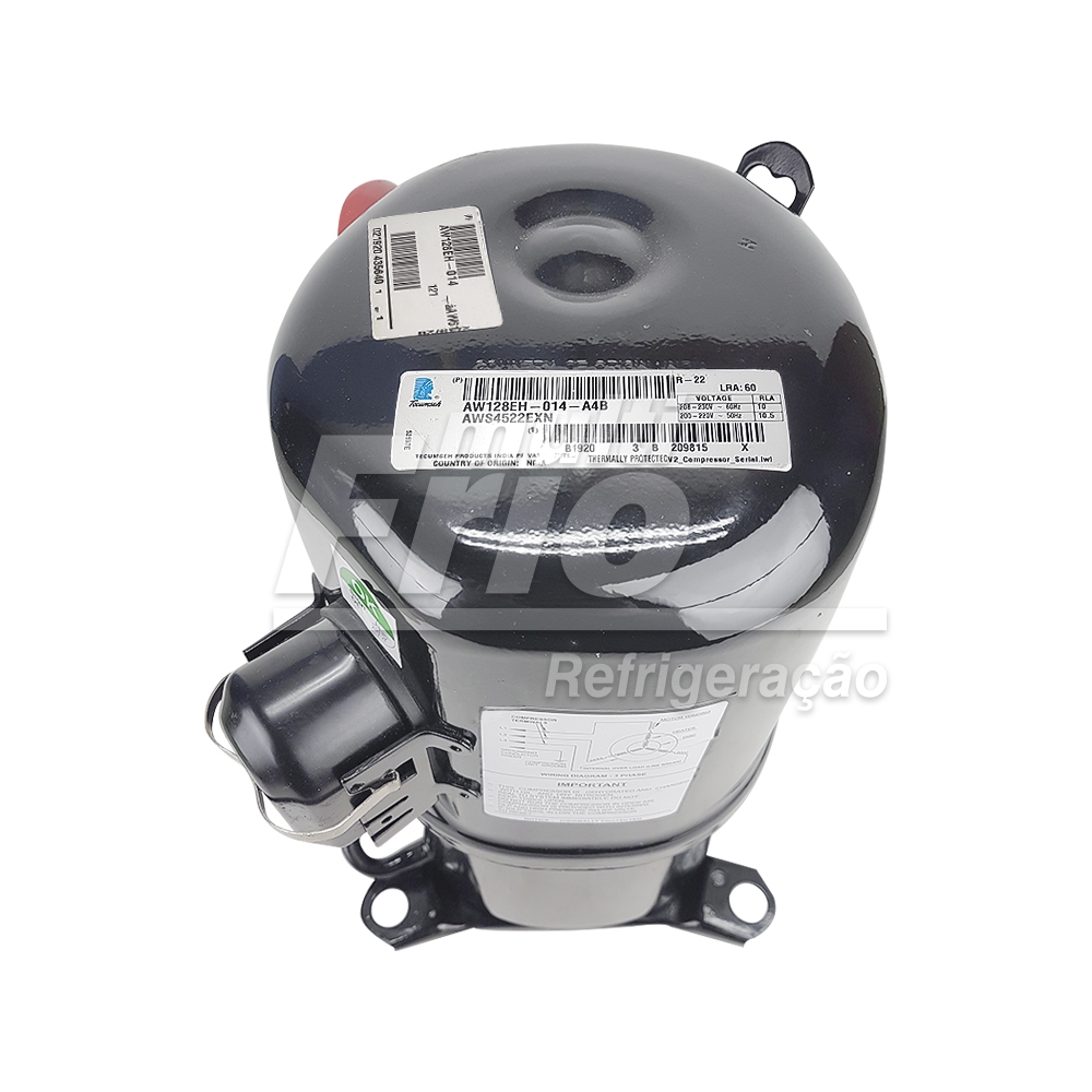 Motor Compressor 2 HP Tecumseh Lunite AWS4522EXN Monofásico R22 220v ...