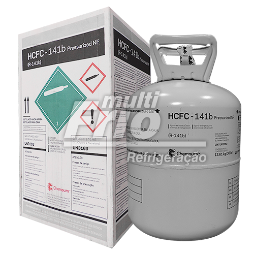 Gás Fluído 141b R11 Freon Chemours Dupont Botija 13,6Kg Original ...